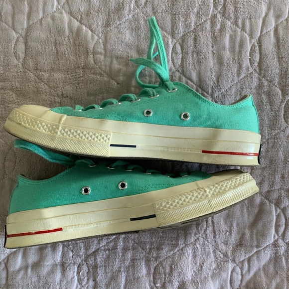 Converse | Shoes | Chuck Taylor Converse 7 Ox Aqua Low Top Sneaker ...